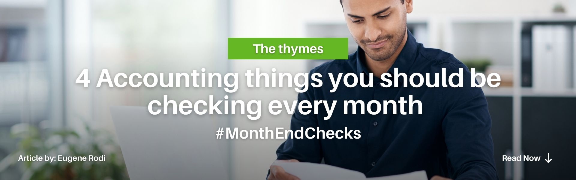 4 Accounting things you should be checking every month - Thyme Technologies